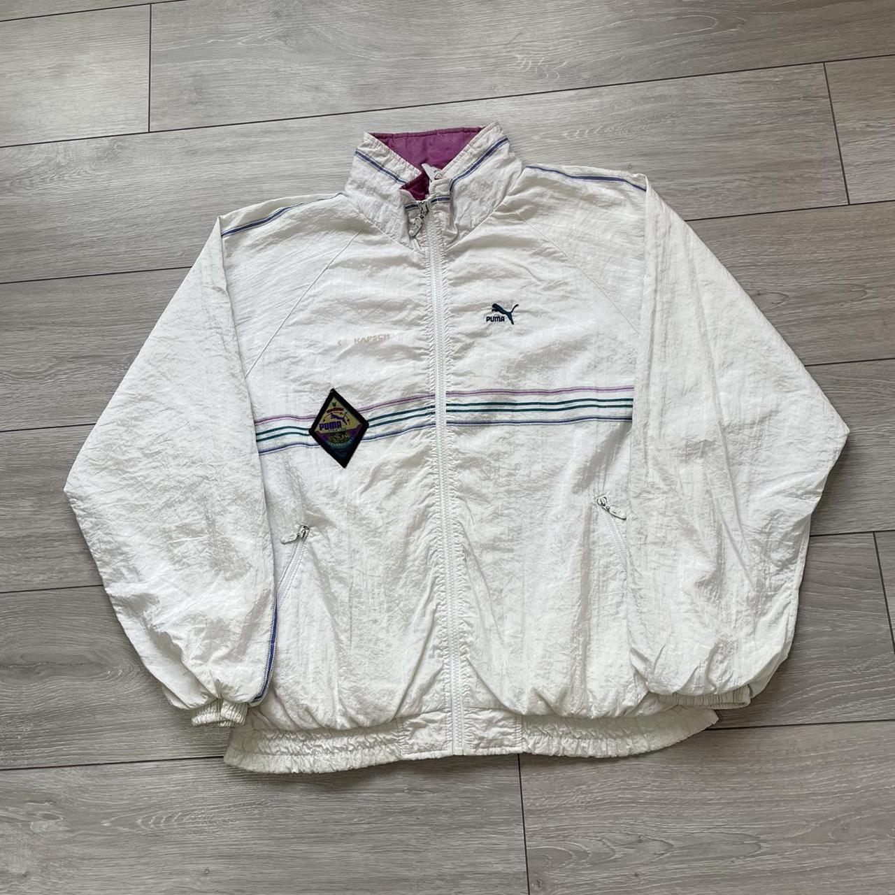 Puma Men's White Jacket | Depop