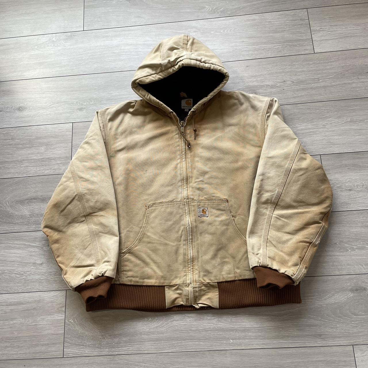 Carhartt Men's Tan Jacket | Depop