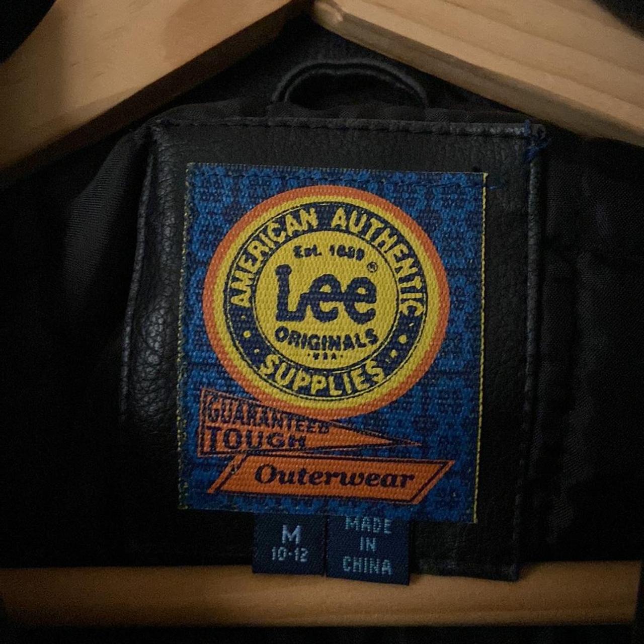 Vintage Lee Leather Jacket Rare Durable leather,... - Depop