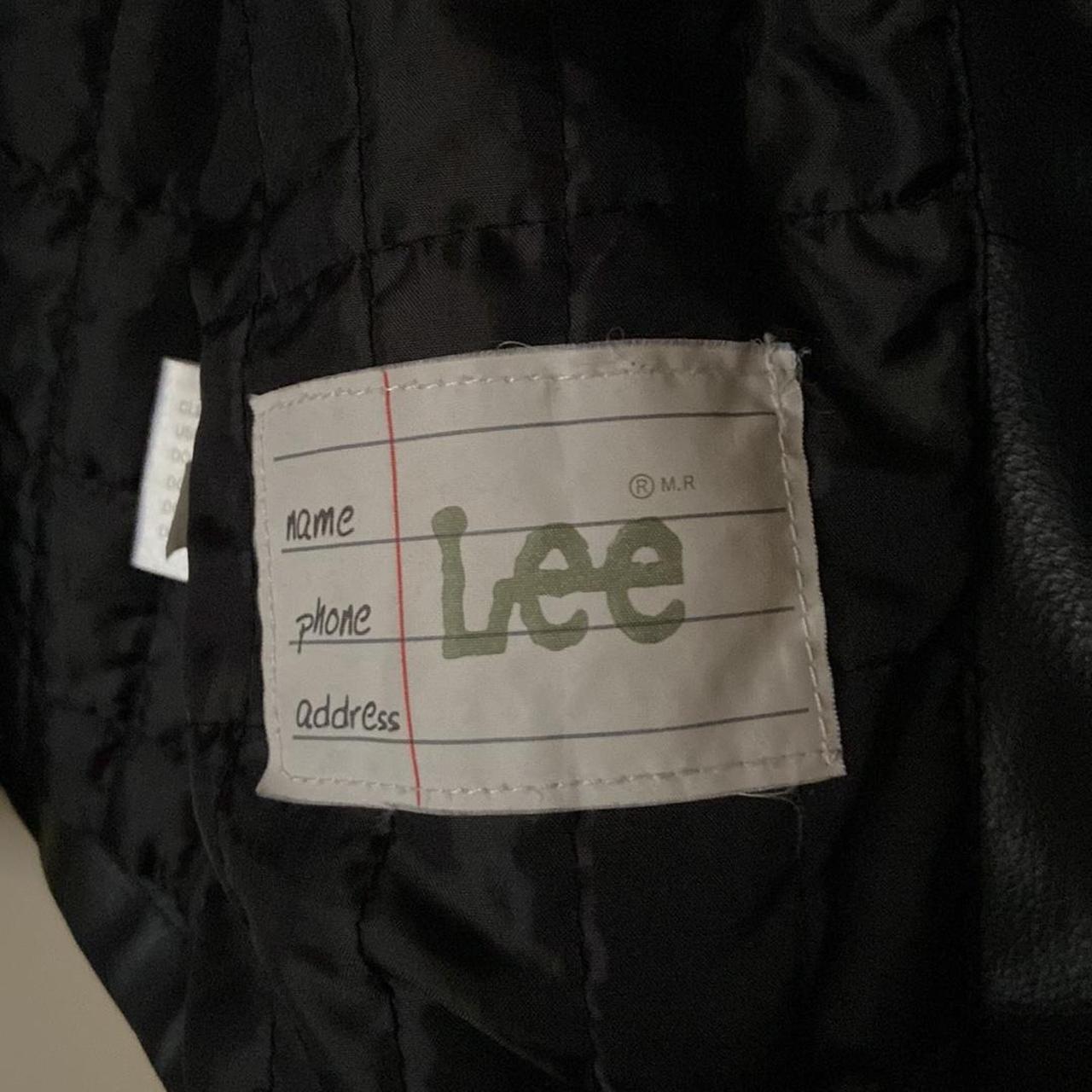 Vintage Lee Leather Jacket Rare Durable leather,... - Depop