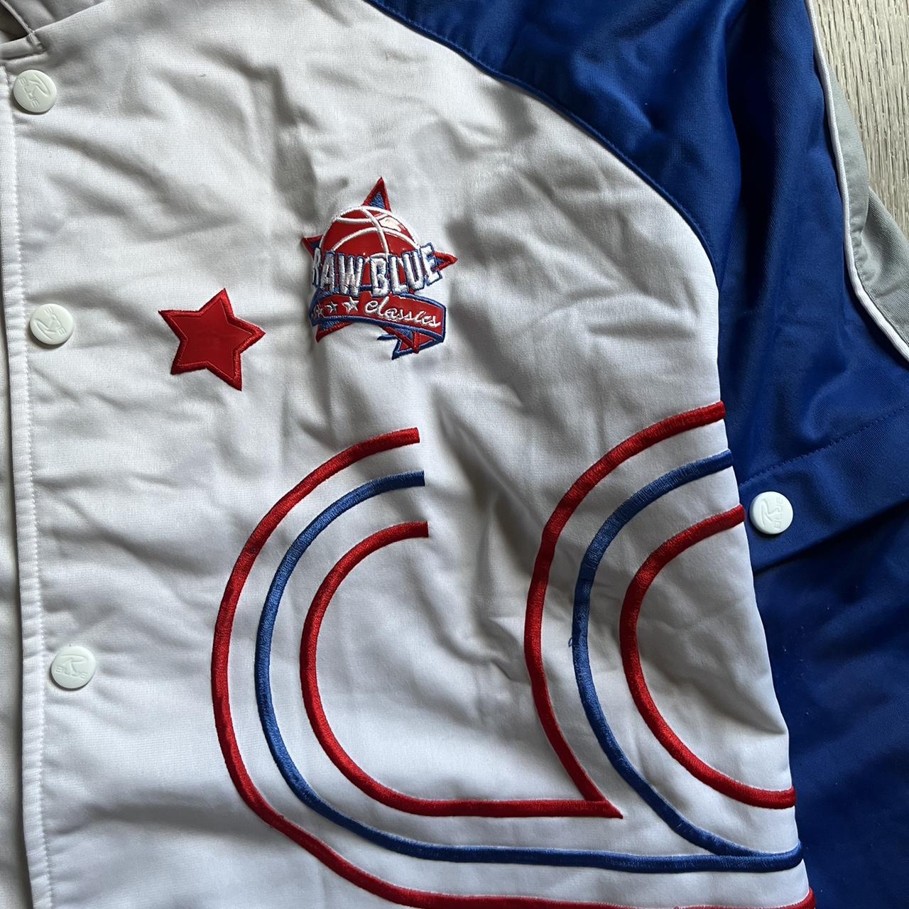 Raw Blue ‘First Team Athletiks’ activewear jacket... - Depop
