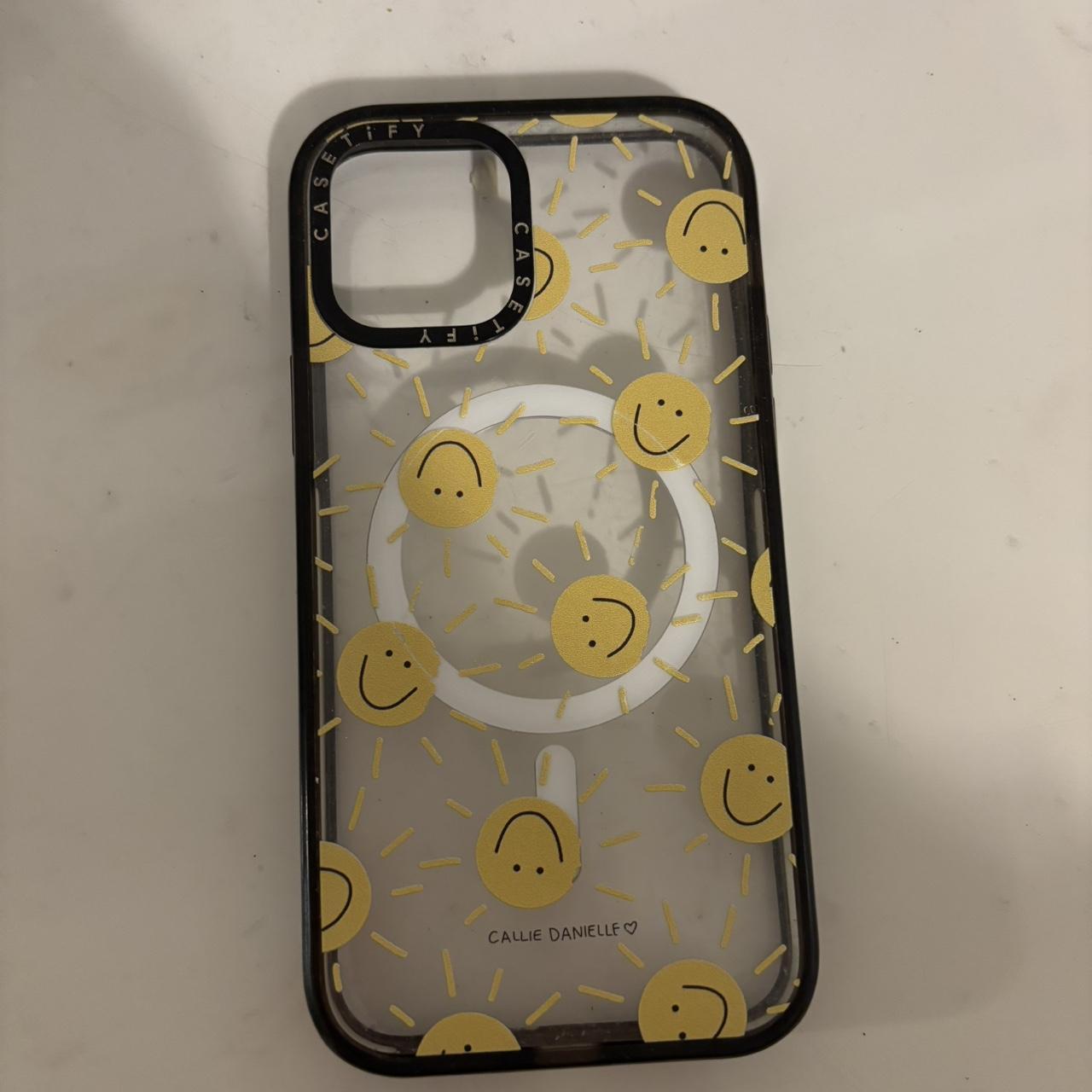 Smiley Face Castify Iphone 12 pro case!! Light wear... | Depop