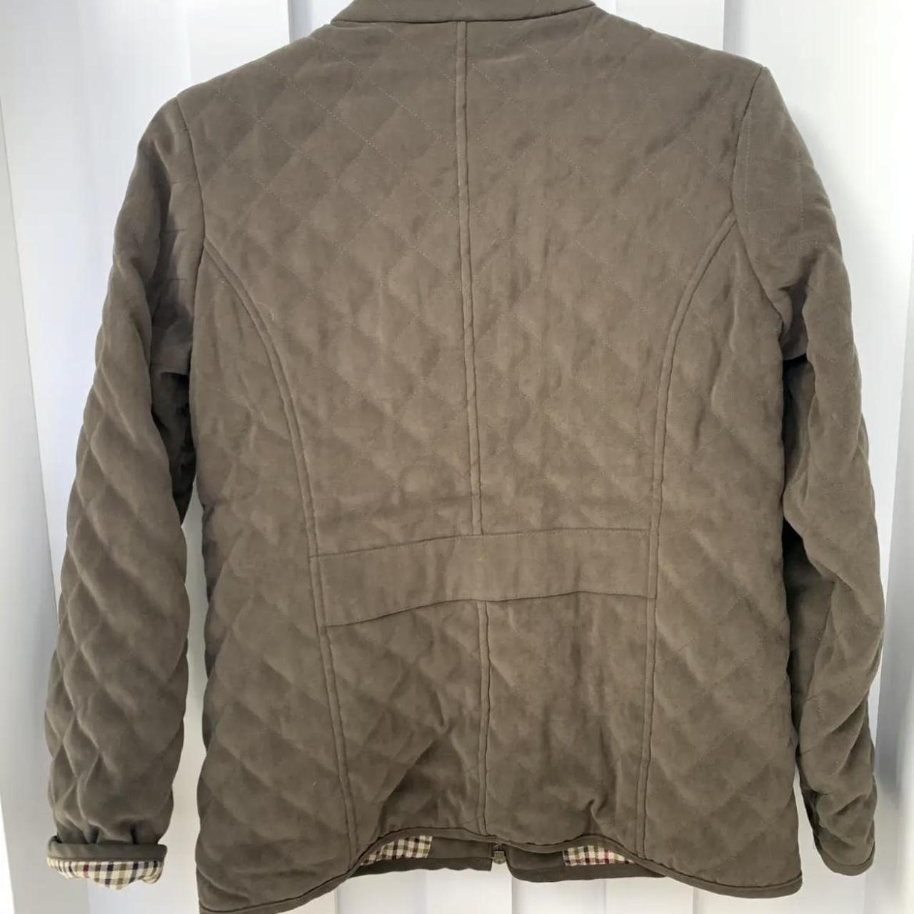 Orvis Men's Green Quilted Jacket Hunting Coat Size S - Depop