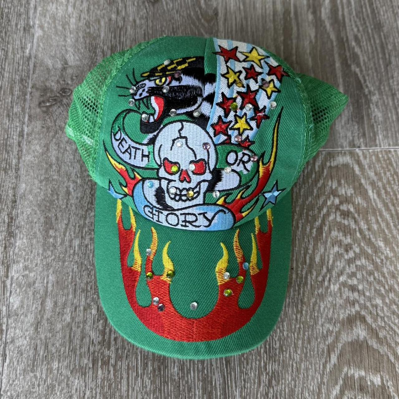 Y2K Ed hardy hat - Depop