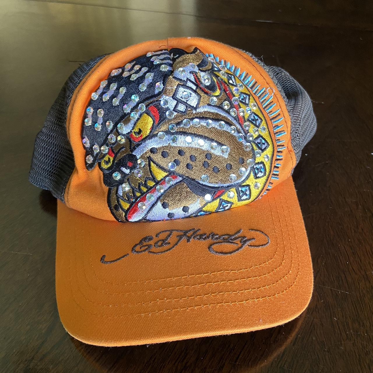 Ed Hardy Men's Multi Hat | Depop
