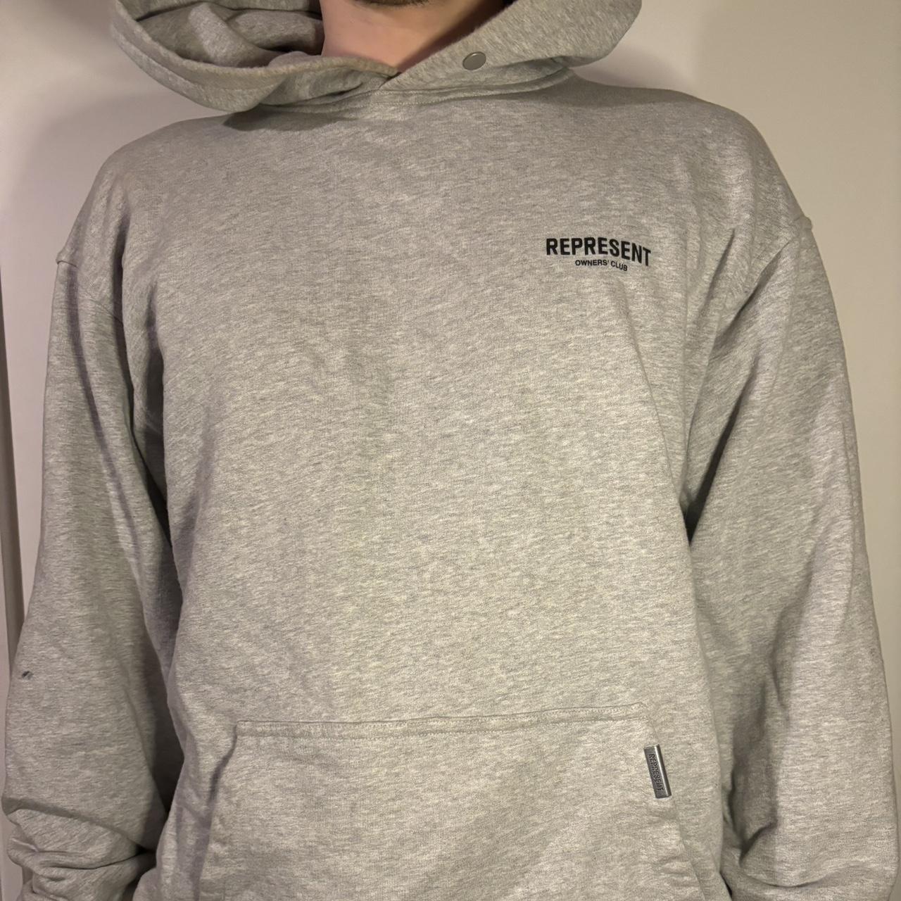 REPRESENT Grey hoodie Never been worn - brand new... - Depop