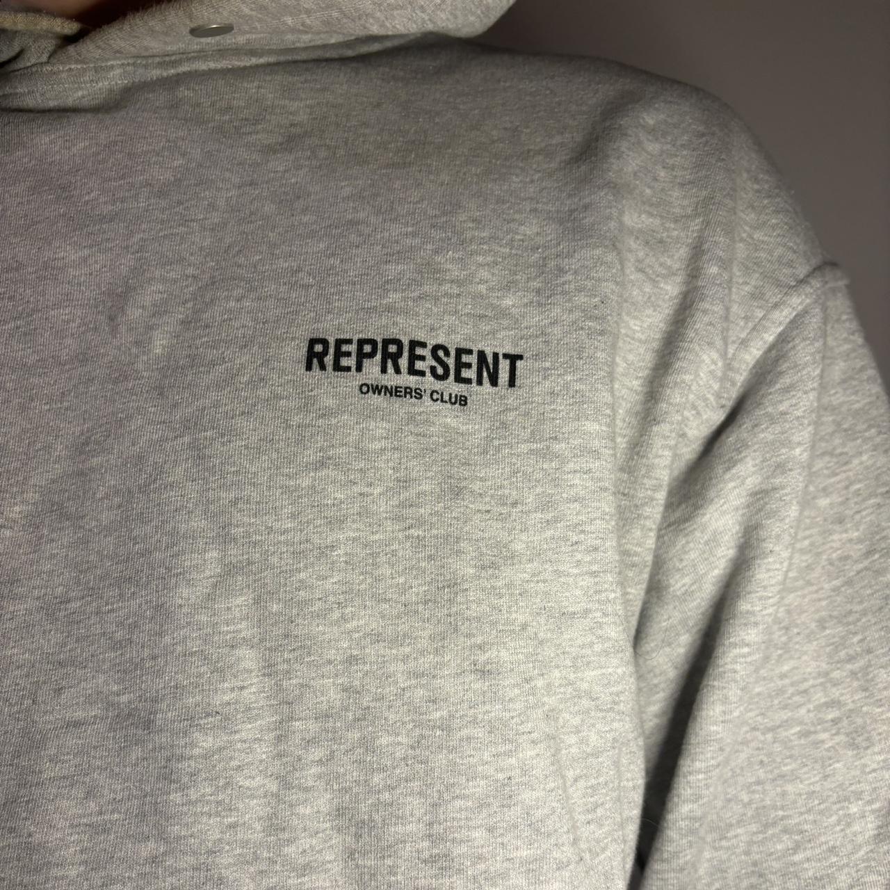 REPRESENT Grey hoodie Never been worn - brand new... - Depop