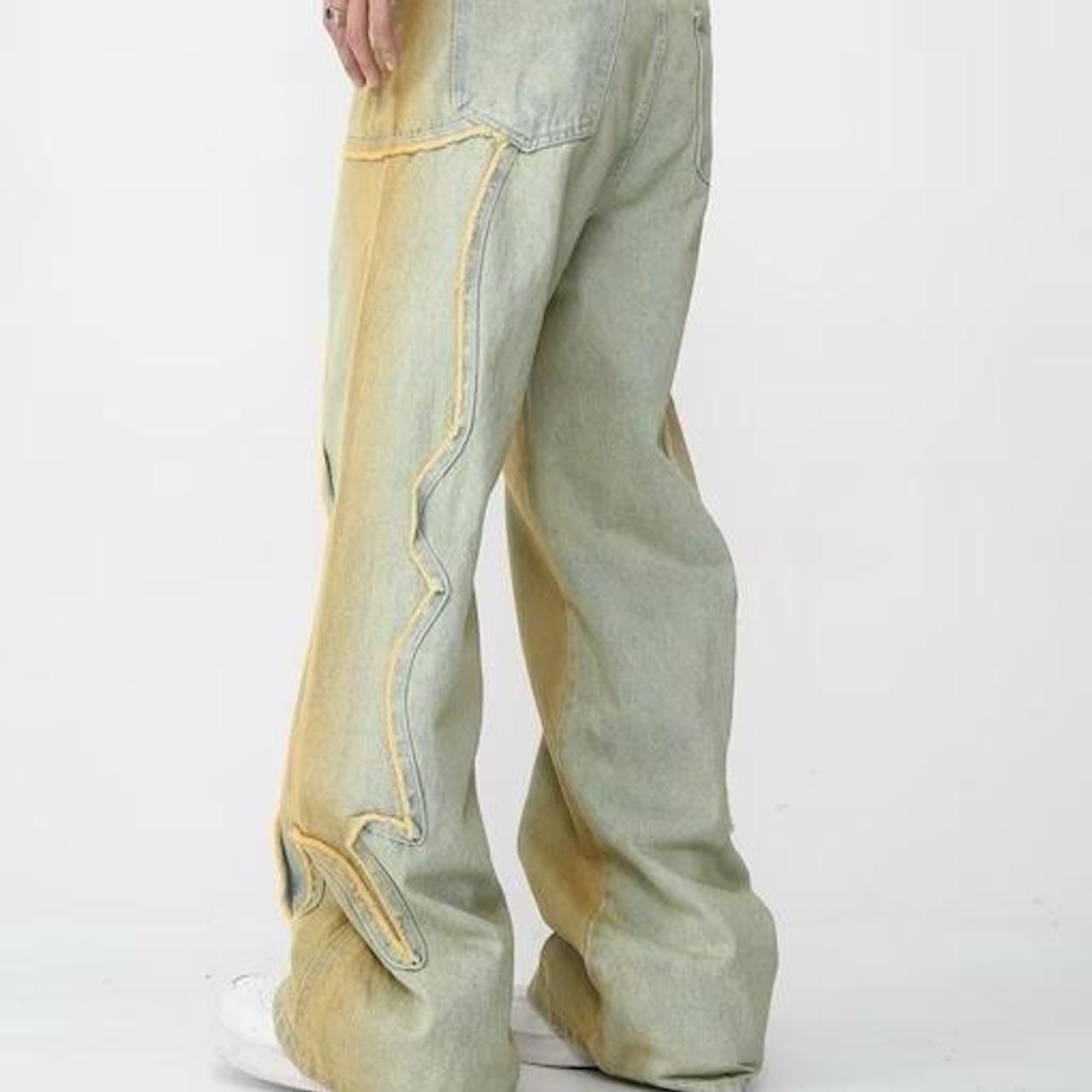 MEN'S VINTAGE DISTRESSED POP JEANS SS2023... - Depop