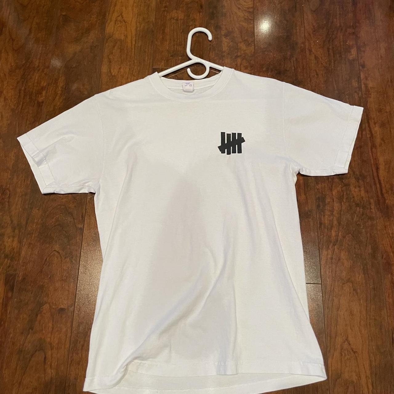 Undefeated T-Shirt in White Size Small. Please let... - Depop