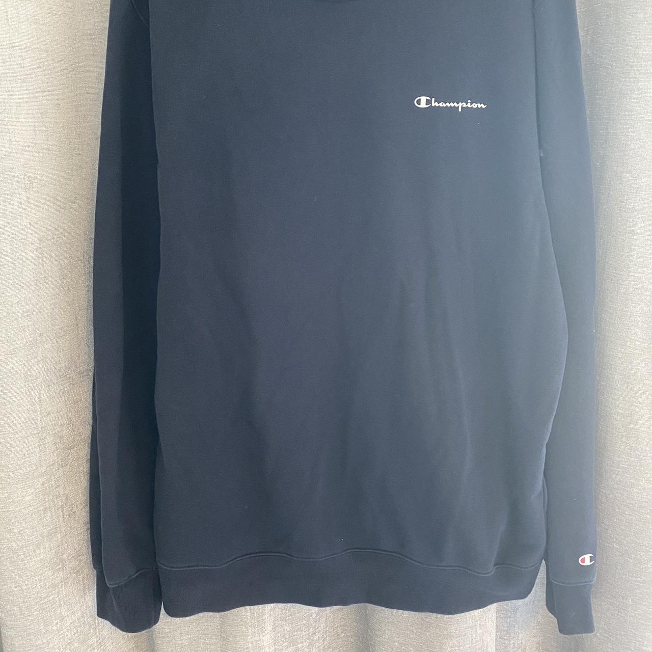 Champion navy blue jumper. Size XXL. Good condition.... - Depop