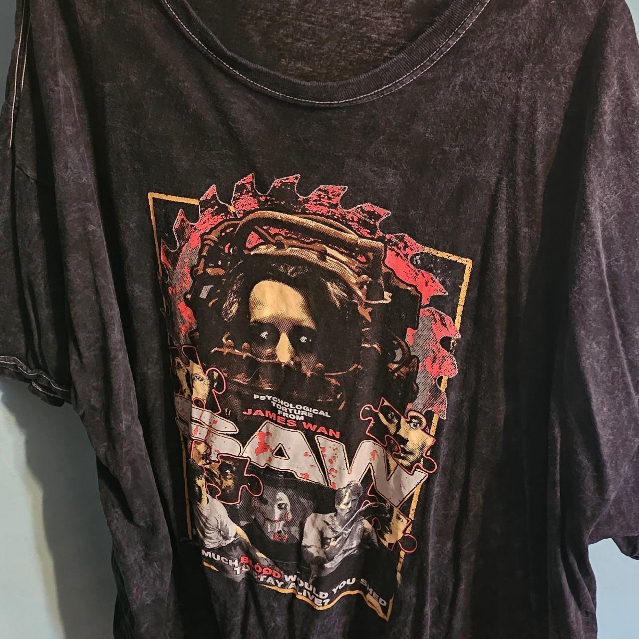 Saw faded tee from Graveyard Goods #saw #horror... - Depop