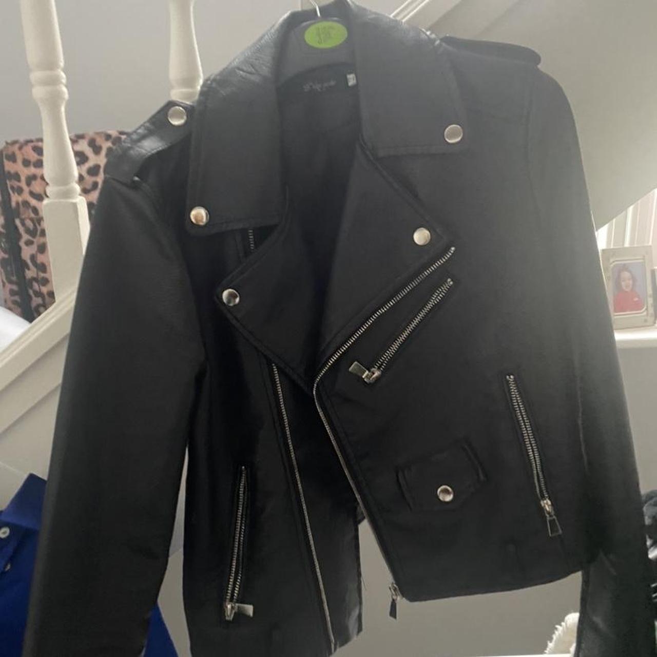 Leather jacket from boutique great condition. Best... - Depop