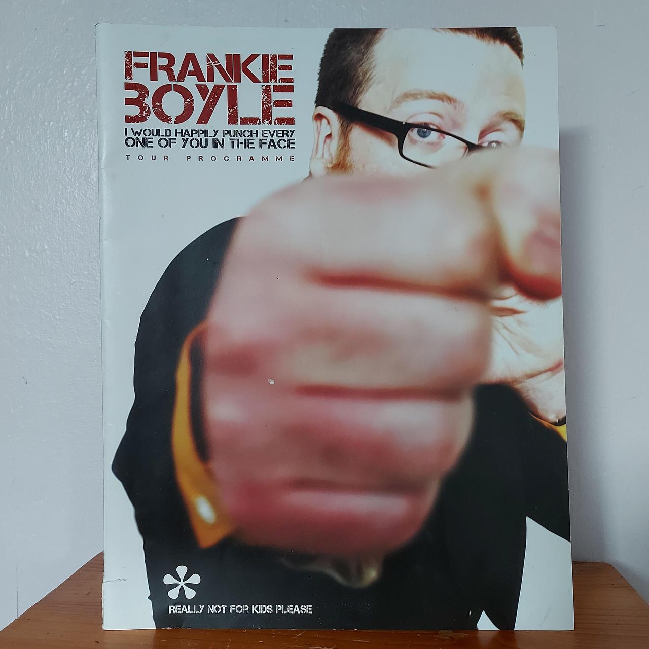 Frankie boyle - tour Programme I would happily... - Depop