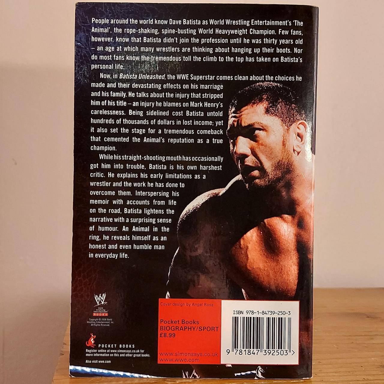 Batista unleashed By dave Batista paperback... - Depop