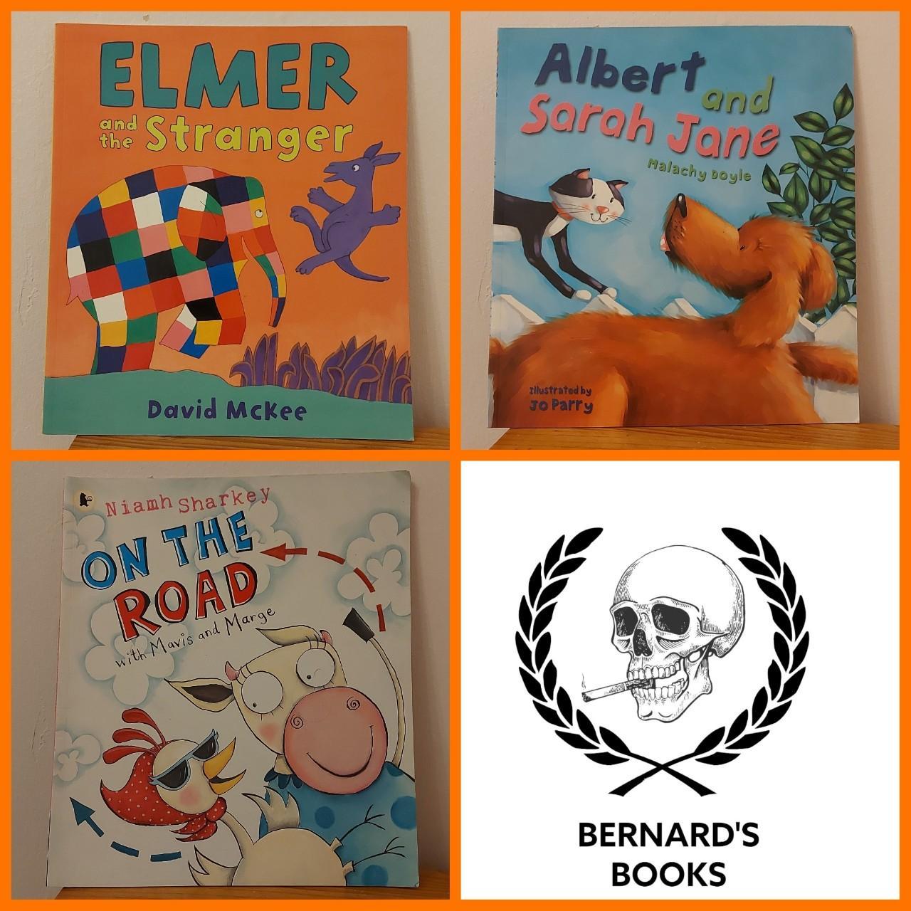 3 animal themed kids' book bundle - Elmer and the... - Depop