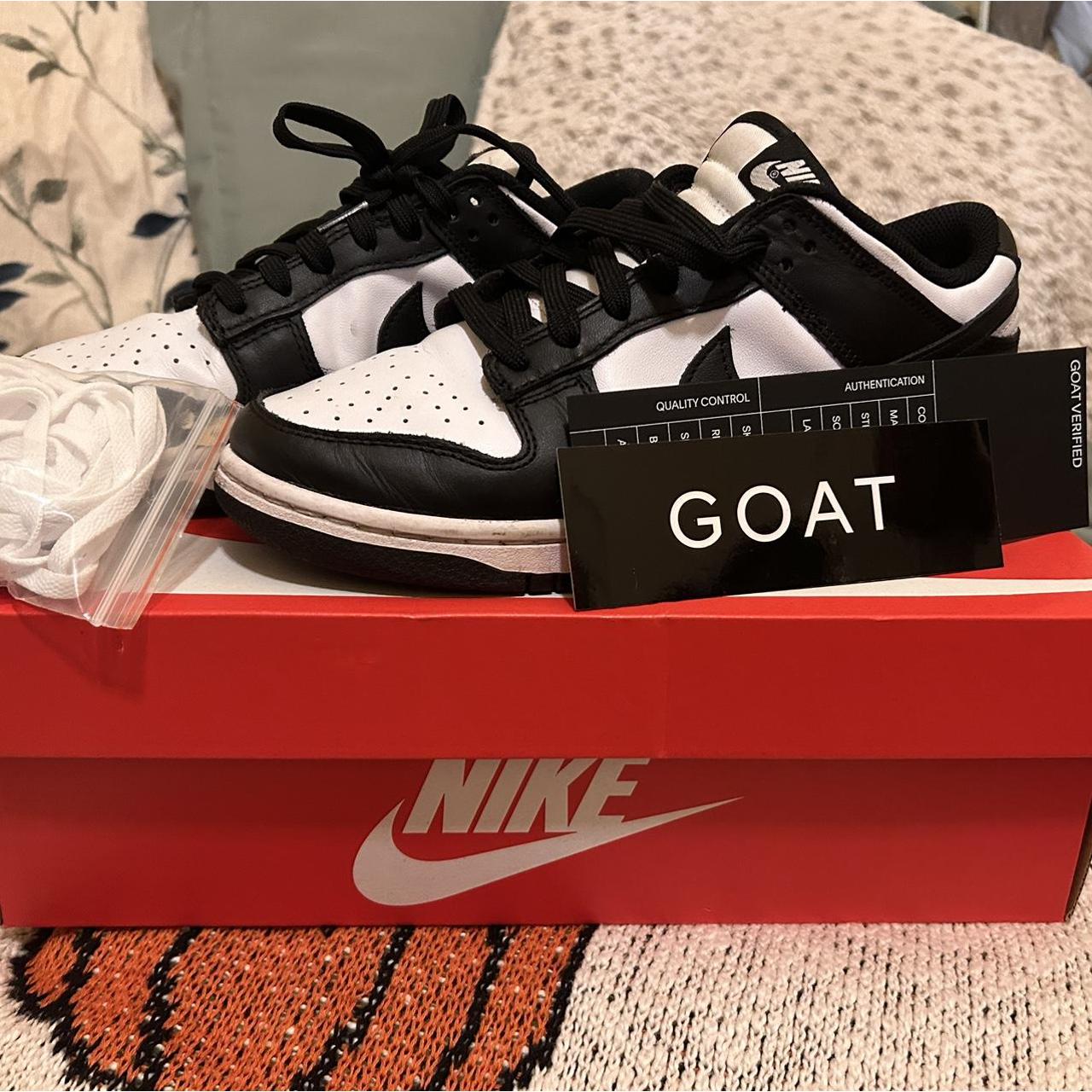 Nike Women’s Panda Dunk Low - Depop