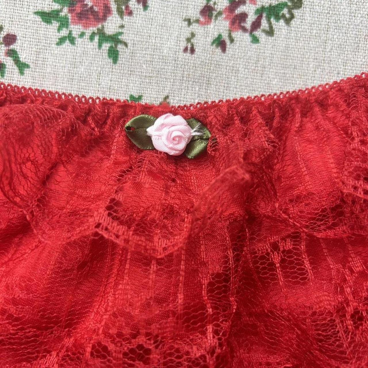 ADORABLE RED RUFFLE BLOOMER SHORTS. The cutest... - Depop