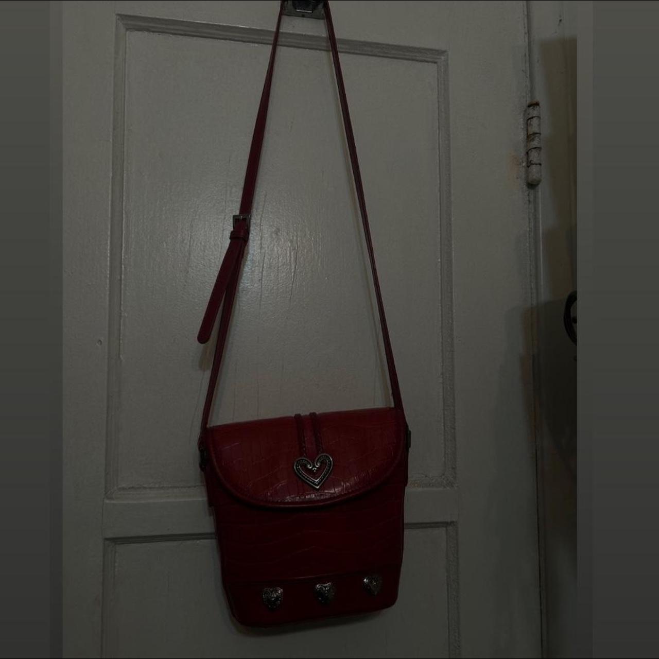 vintage cute red cross body bag! #vintage #purse... - Depop