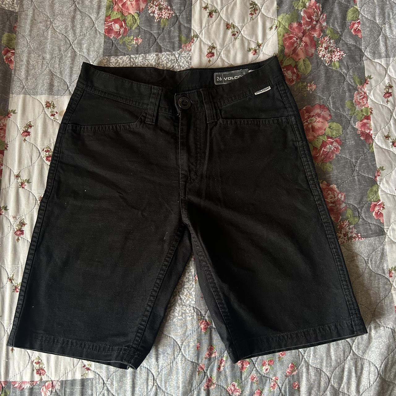 volcom black shorts #skater #streetwear #jorts... - Depop