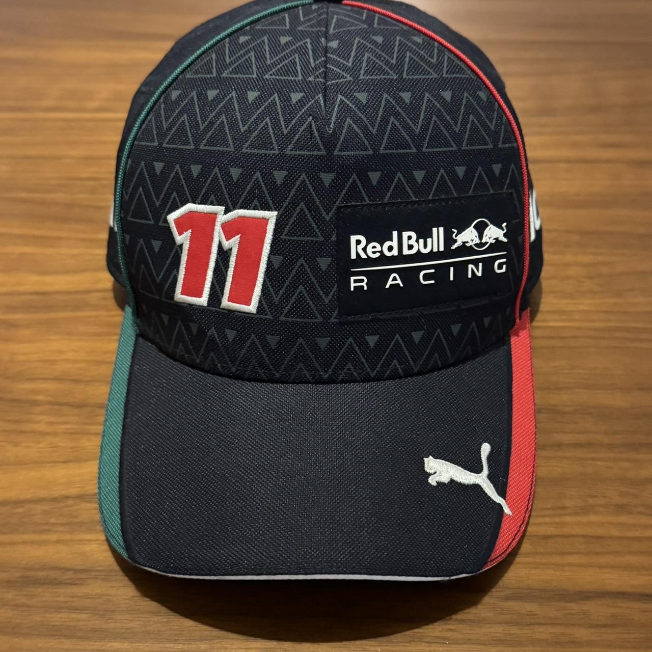 Puma X Redbull Racing Number 11 Mechanic Hat - Navy... - Depop