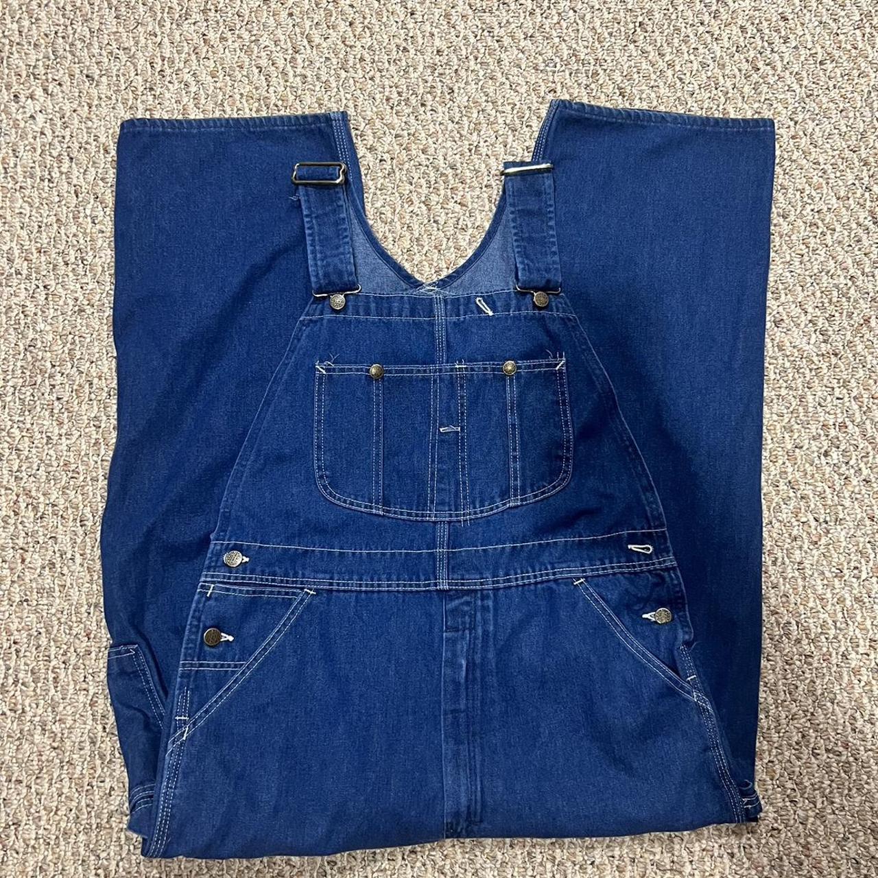 STUNNING STUNNING STUNNING blue overalls! Brand is... - Depop