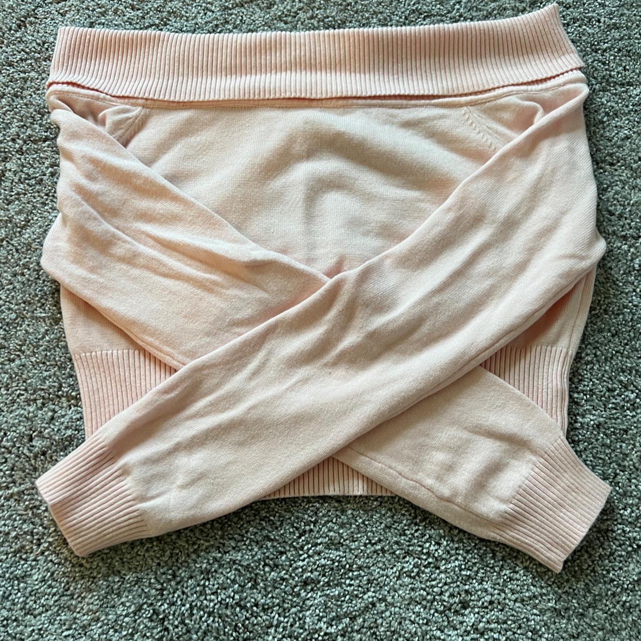 Edikted off the shoulder pink sweater top -Wore to... - Depop
