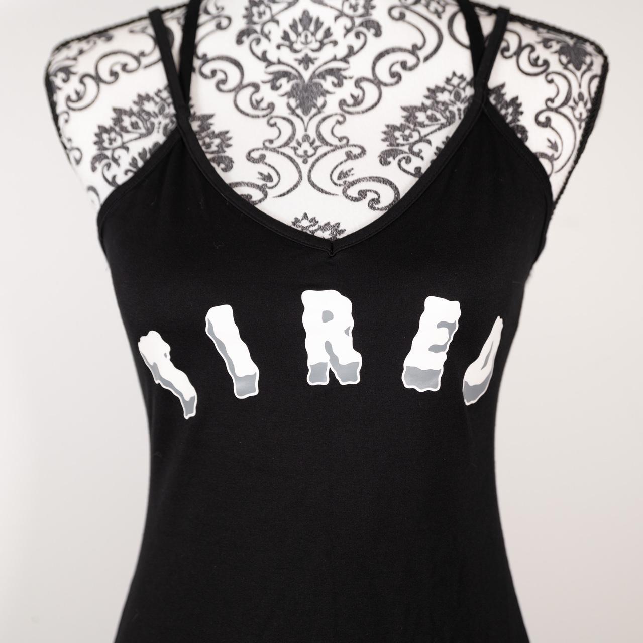 Killstar Women's Black and White Dress | Depop