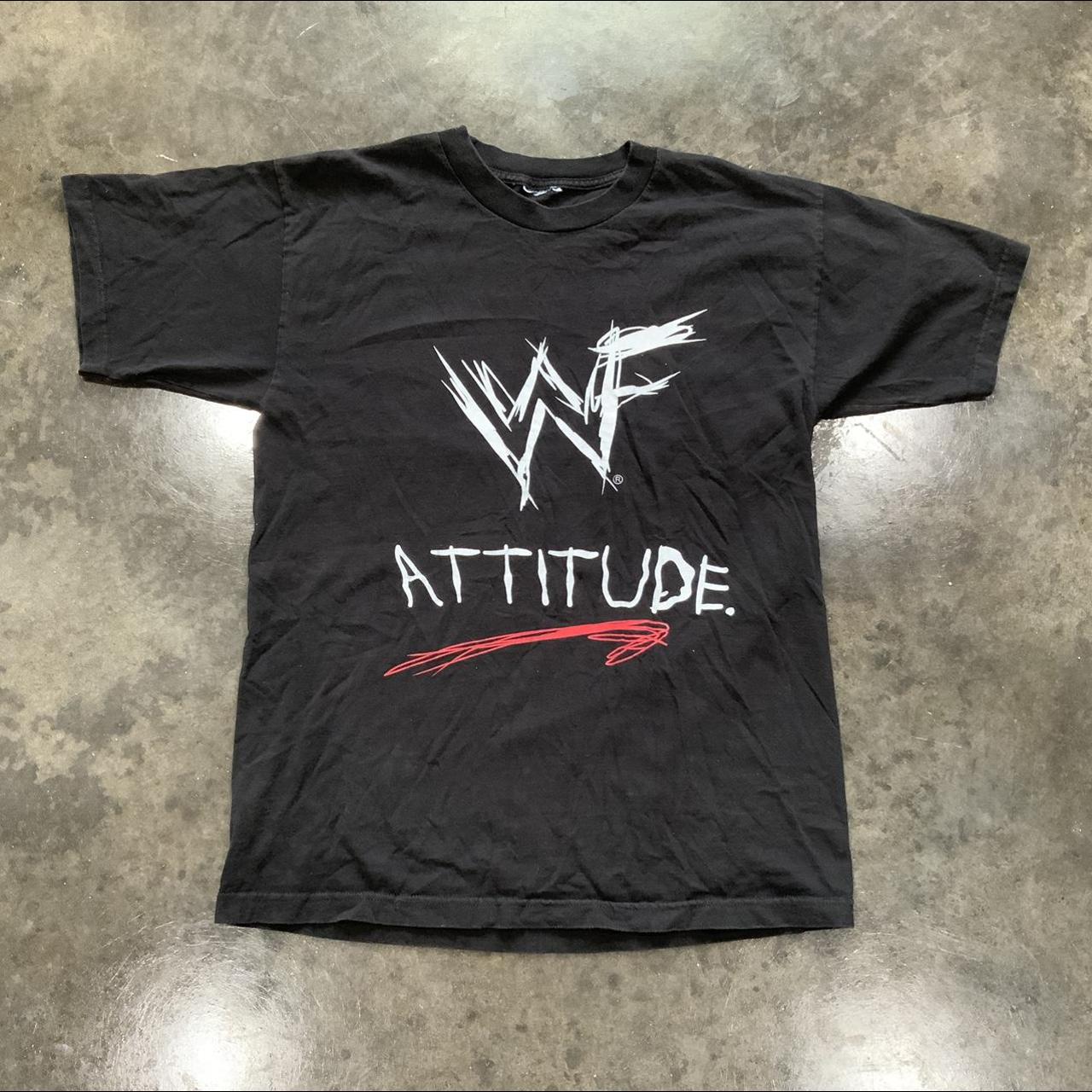 1998 wwf attitude tee Size l(missing tag) Great... - Depop