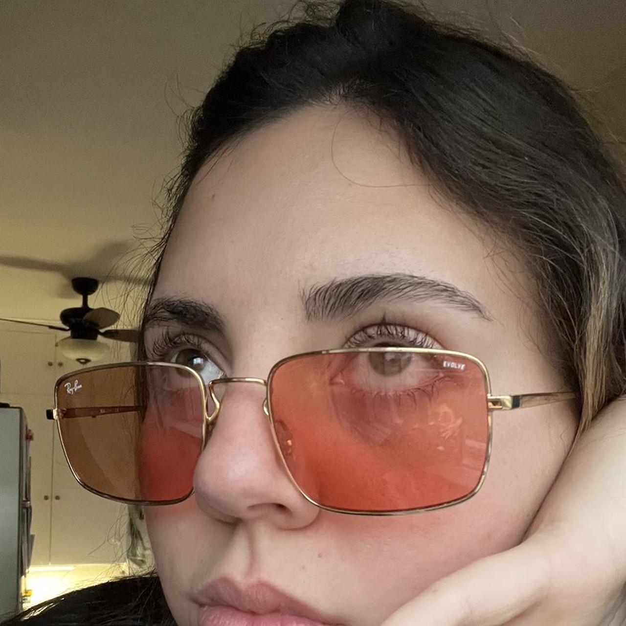 Rose pink Ray Bans Never worn - Depop