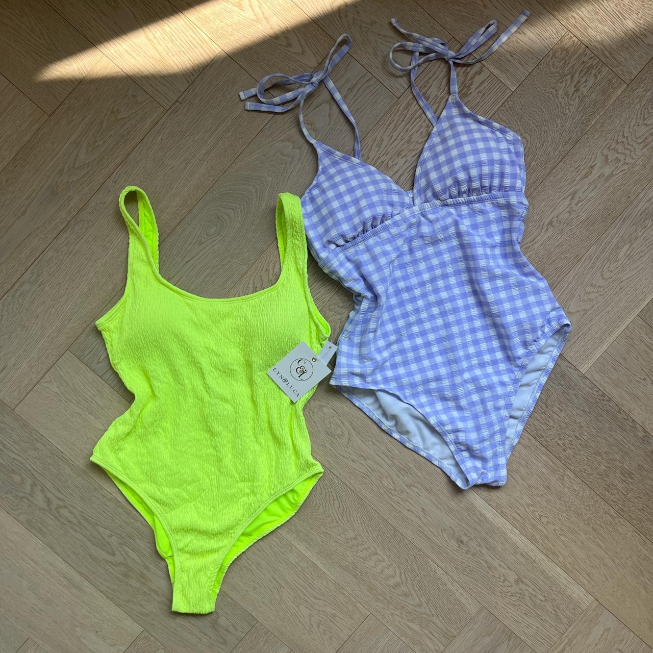 Super cute and flattering size medium swimsuits!!!... - Depop