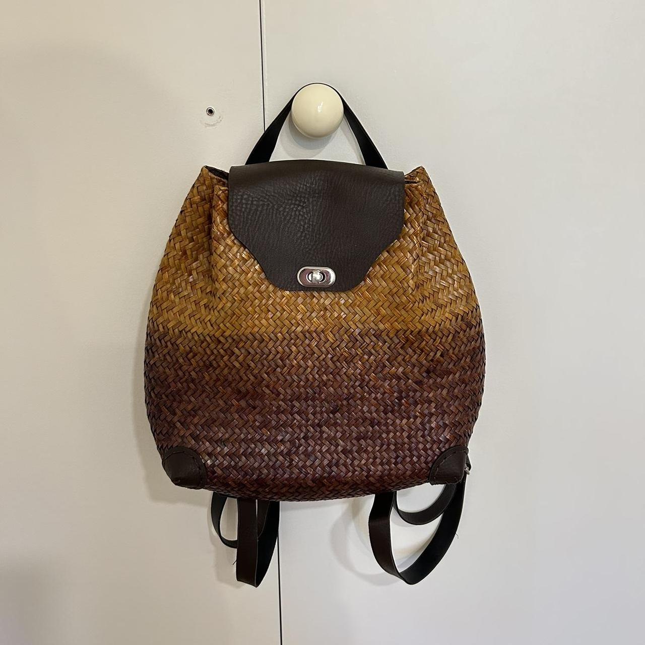 Handmade cane/wicker backpack. Bought from Taiwan.... - Depop