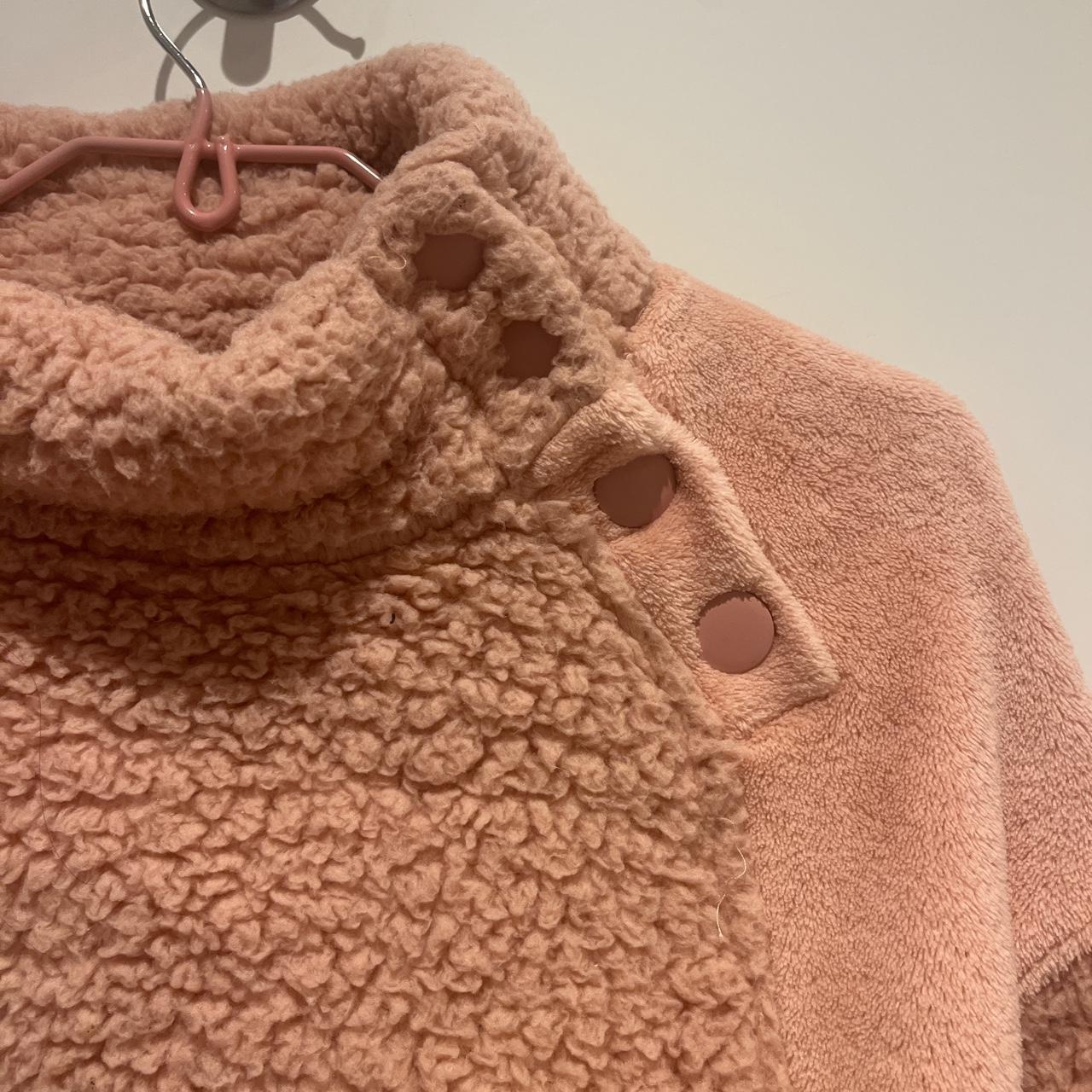 Super fluffy soft pink sheep 🐑 jumper / fleece Worn... - Depop
