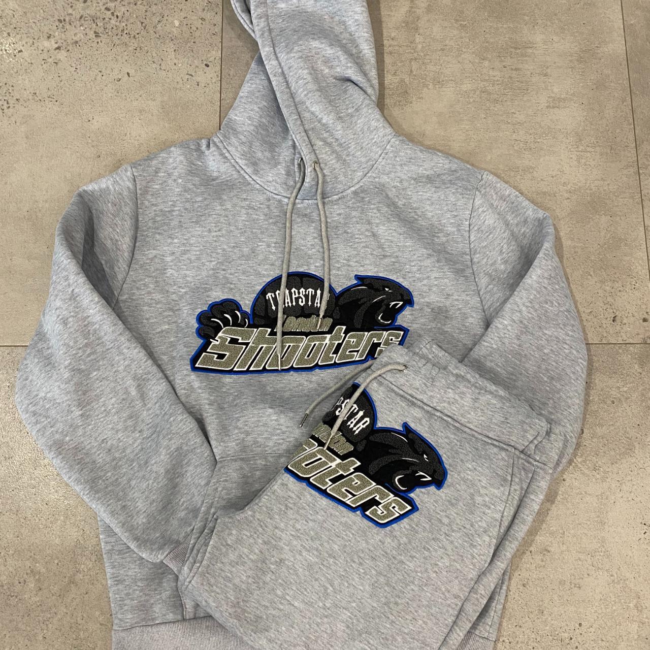 Trapstar Shooters (Grey Ice) Jumper has been worn 3... | Depop