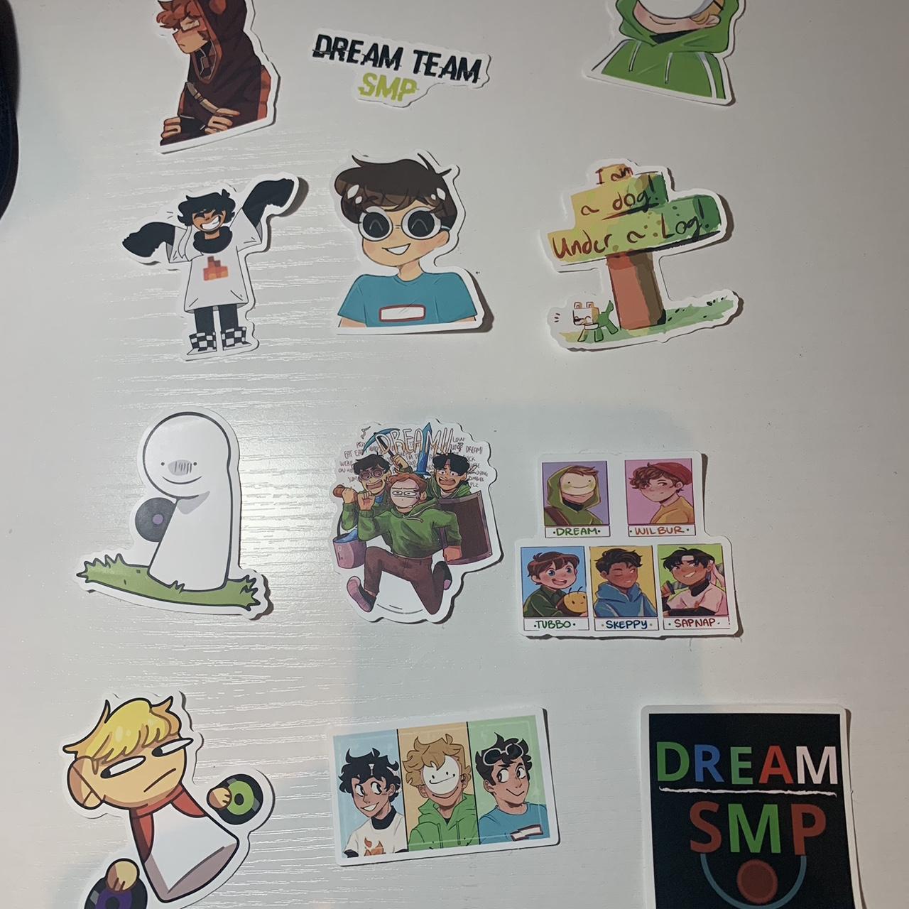 DSMP STICKER BUNDLE 💚💚 msg me for more types of... - Depop