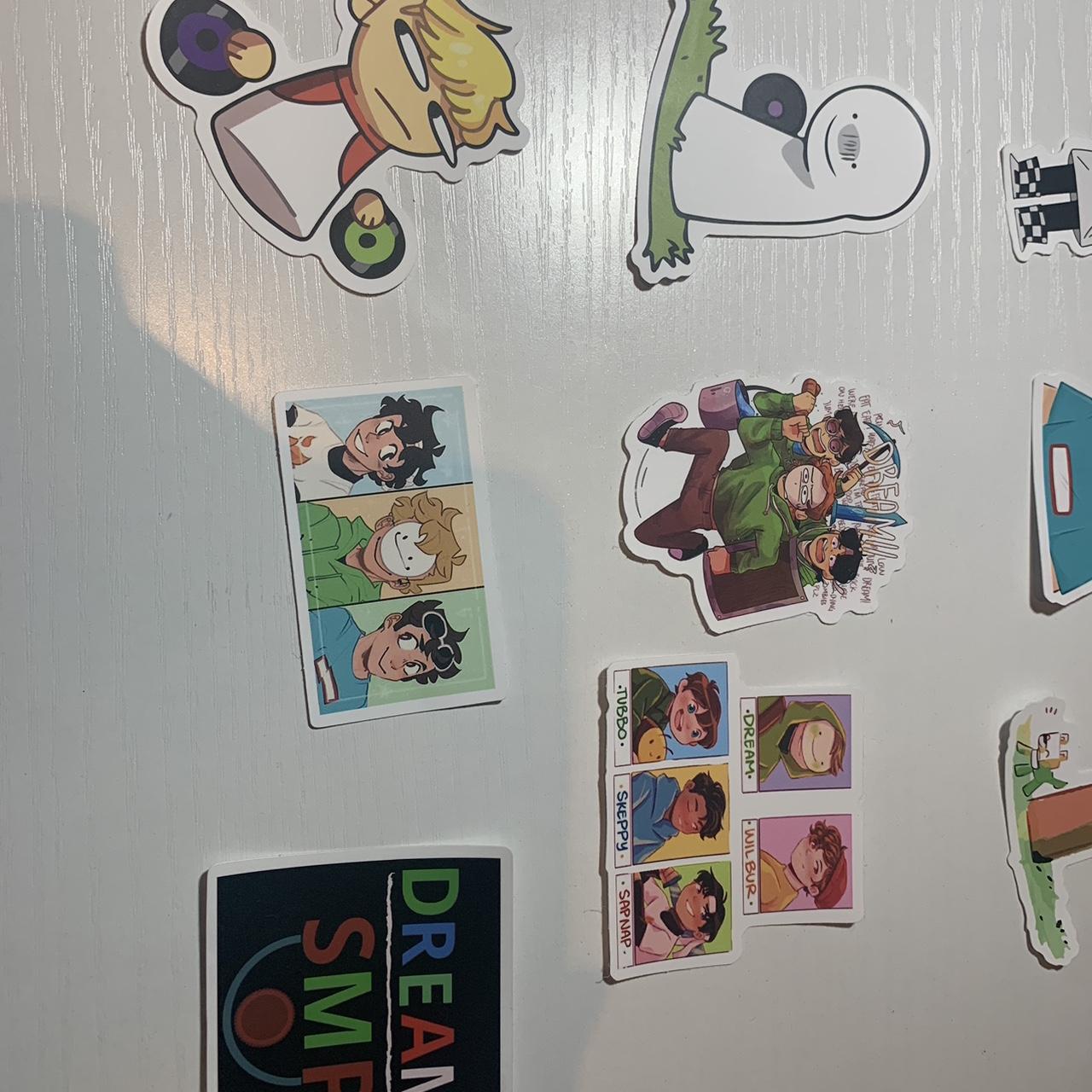 DSMP STICKER BUNDLE 💚💚 msg me for more types of... - Depop