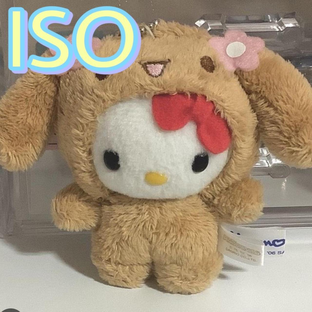 Hello Kitty dressed as mocha keychain ISO of this... - Depop