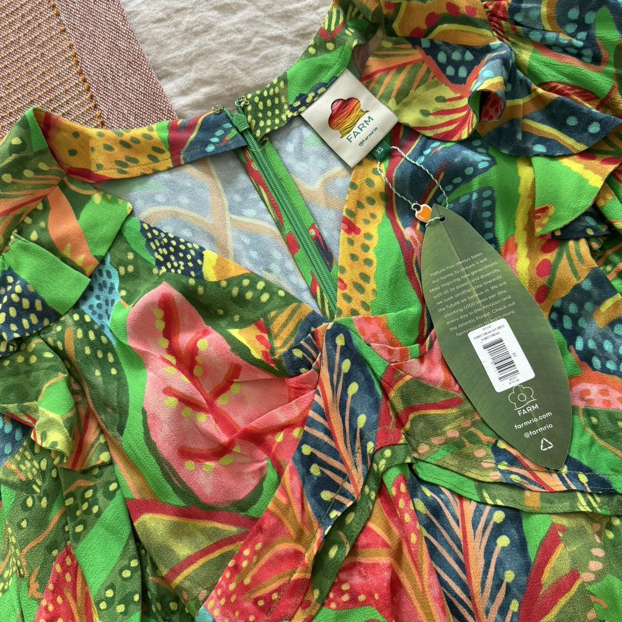 Farm Rio Forest Dream Midi Dress 🌿 Never worn, still... - Depop