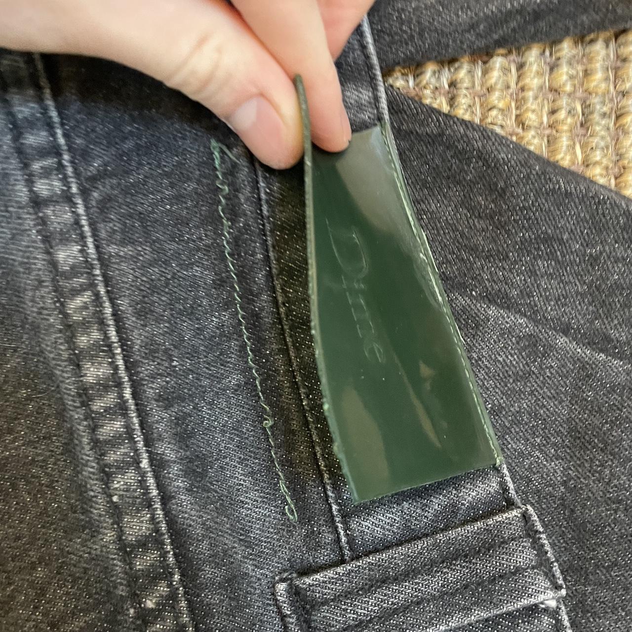 Black Dime baggy jeans Size Large Back tab coming... - Depop