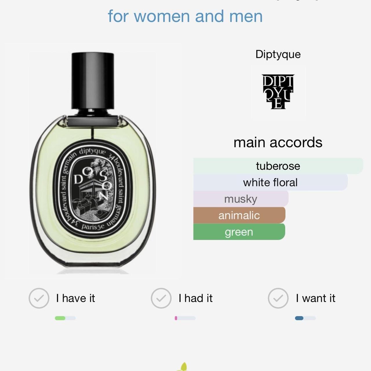 Diptyque Do Son Perfume EDP Sprayed once or... - Depop