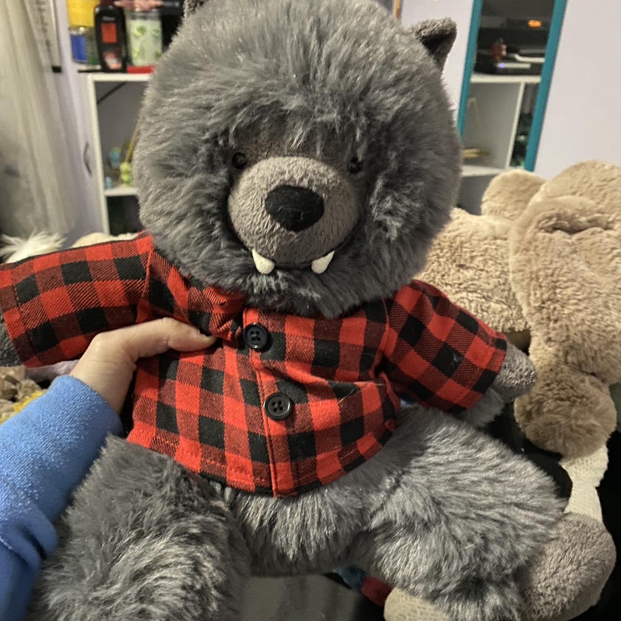 Jellycat Wilf Wolf. NWOT Comes with BAB shirt. No... - Depop