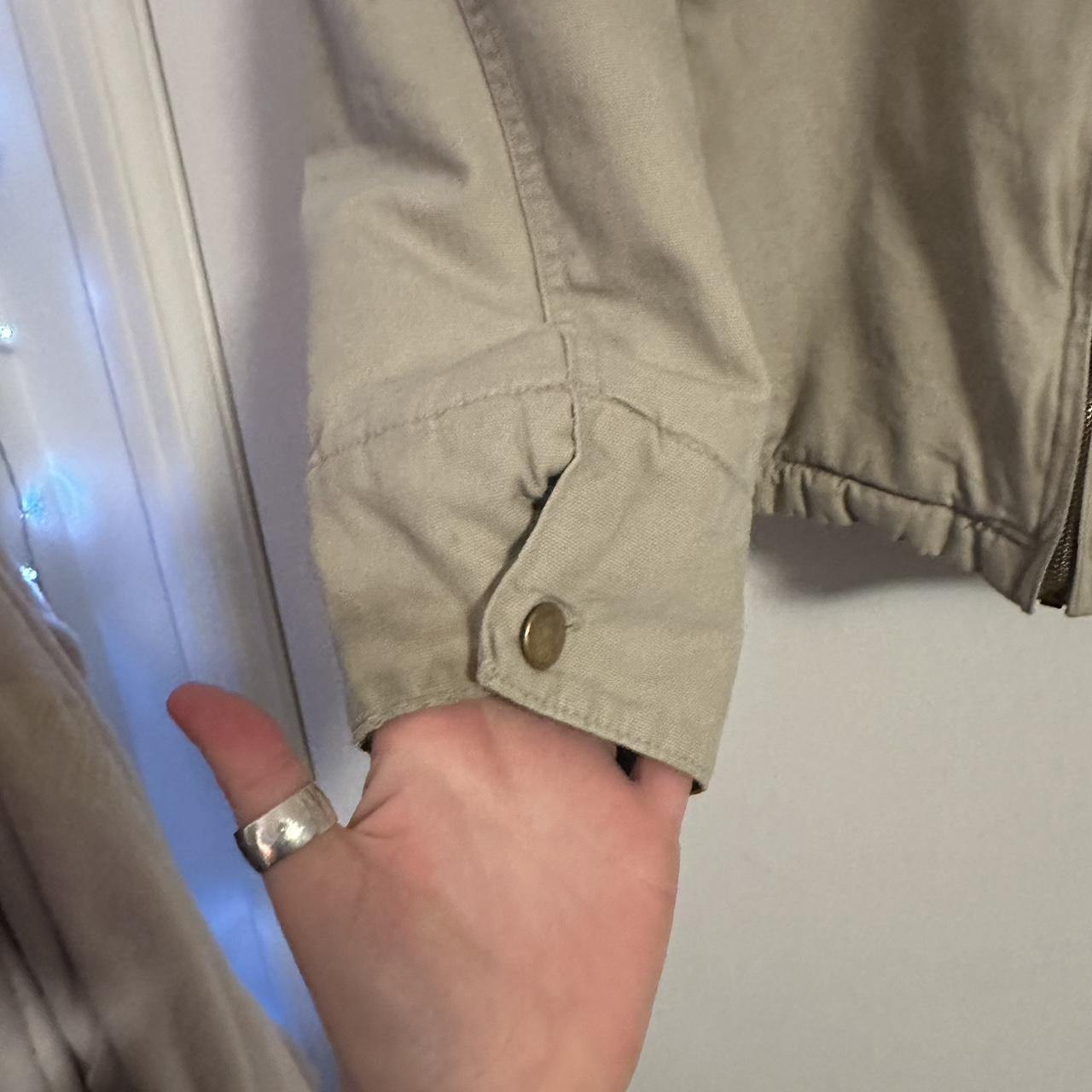 Vintage Detroit style jacket Size M men’s Flaws... - Depop