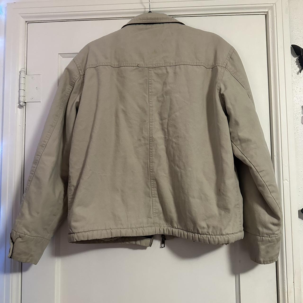 Vintage Detroit style jacket Size M men’s Flaws... - Depop