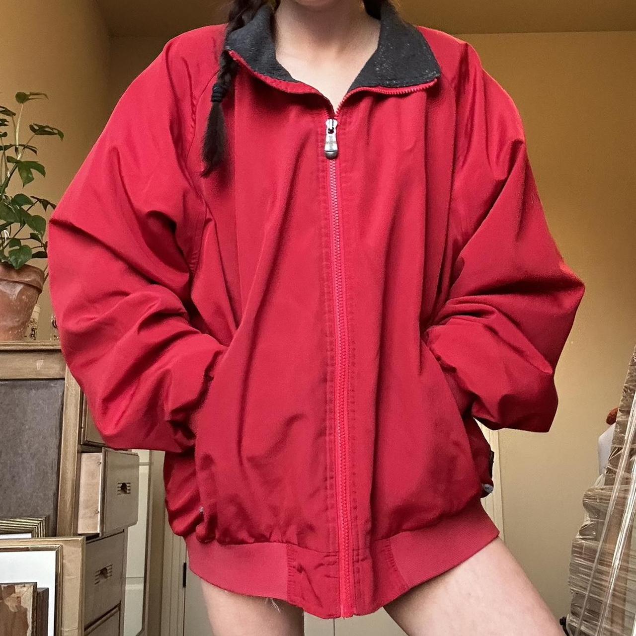 Pacific trail red zip up jacket - Depop