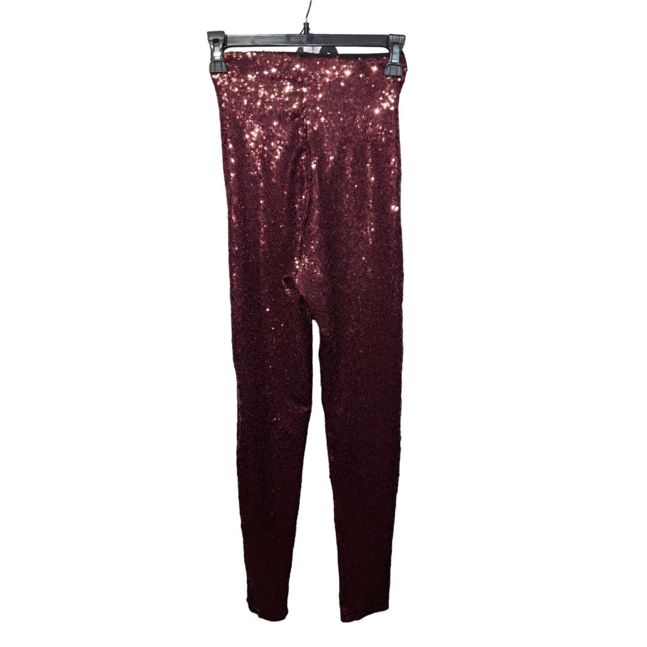 Commando Women's Burgundy Leggings | Depop