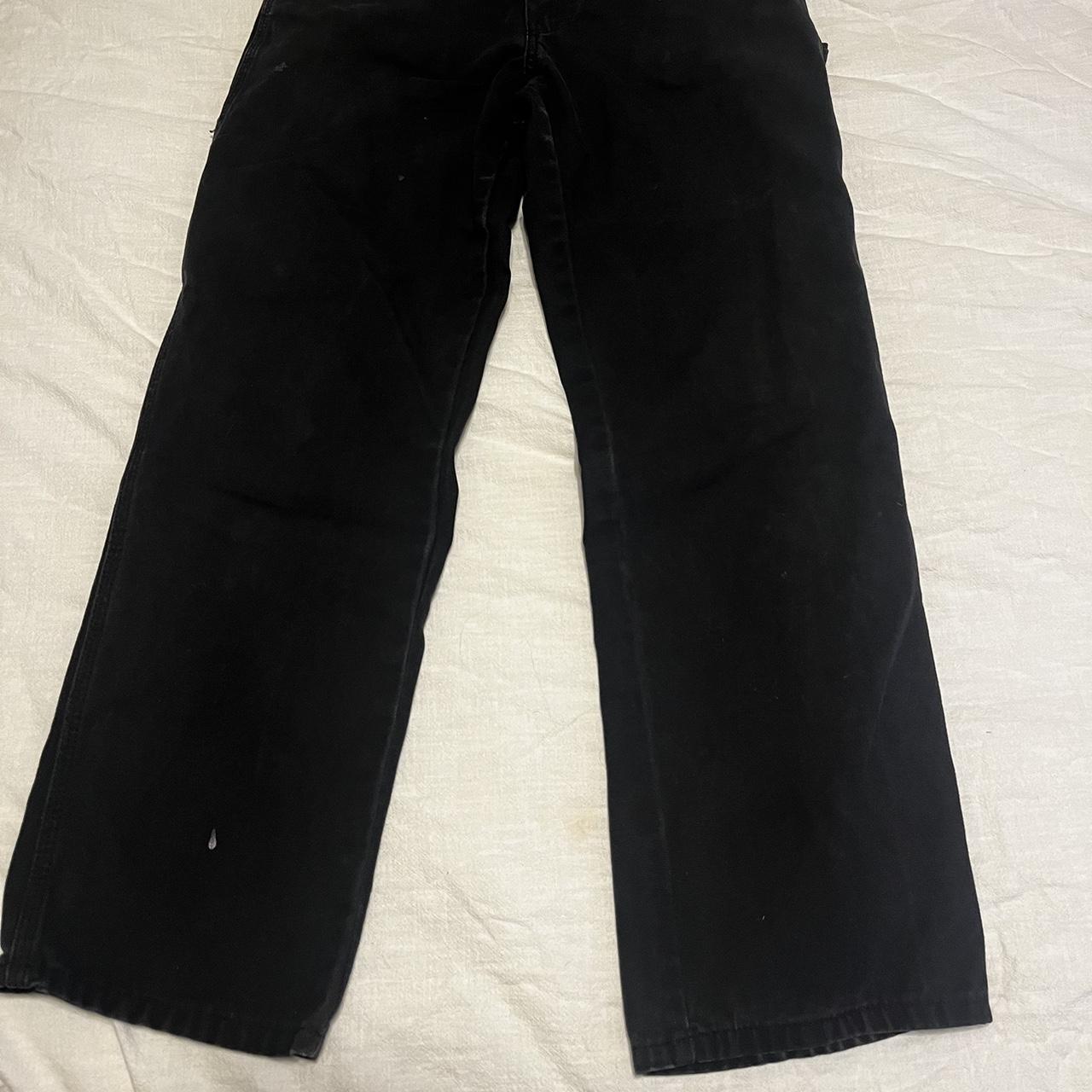 Black carpenter pants 28x30 DEPOP PAYMENTS ONLY - Depop