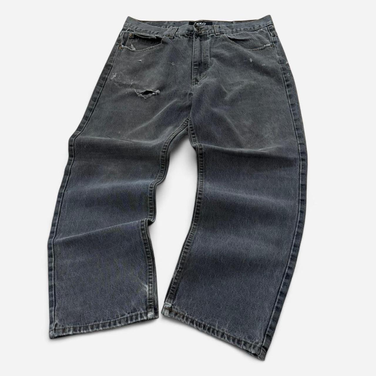 2000s solo grunge skater loose baggy jeans... | Depop