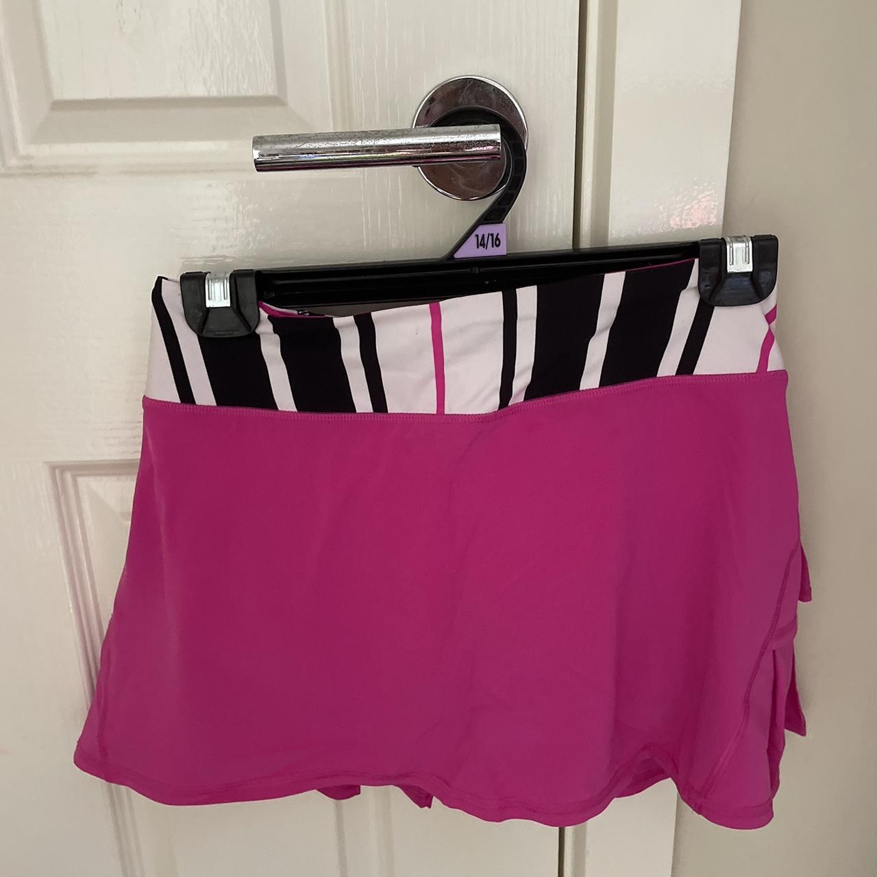 Lululemon Pink Tennis Skirt Pleated At The Back Depop