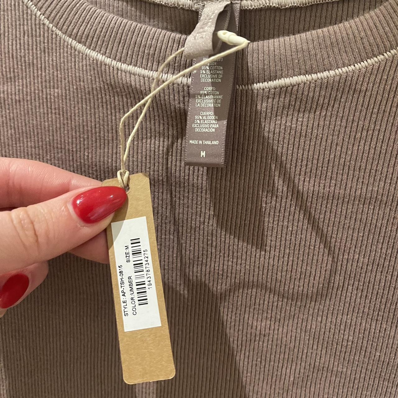 skims short sleeve never worn with tags - Depop