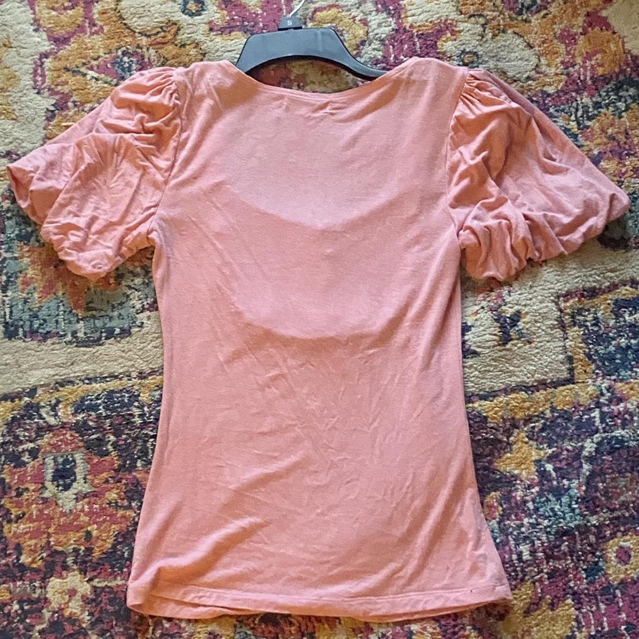 the most ADORABLE unique deadstock pink ruffled puff... - Depop