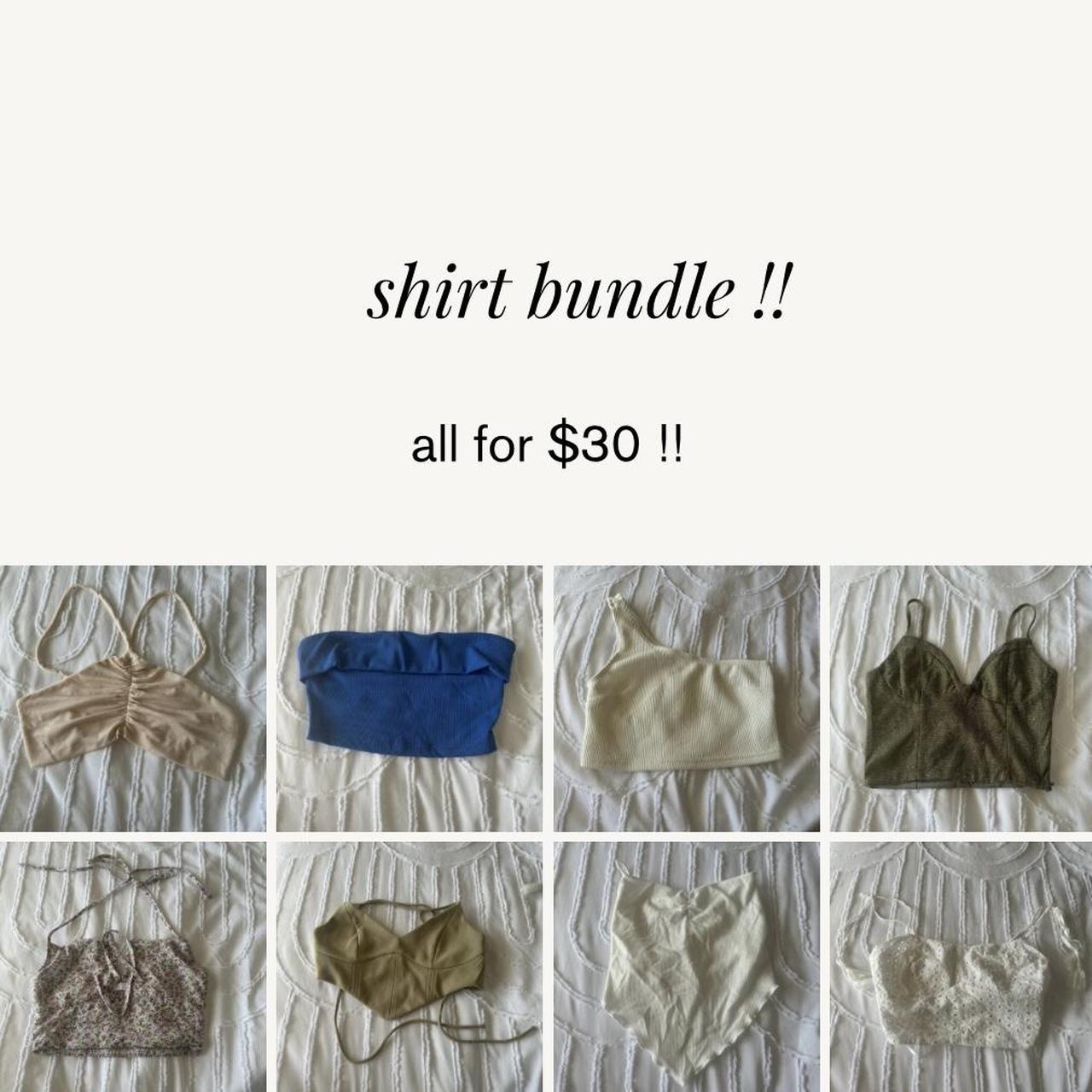 T SHIRT BUNDLE all for $25 size xs/small - Depop